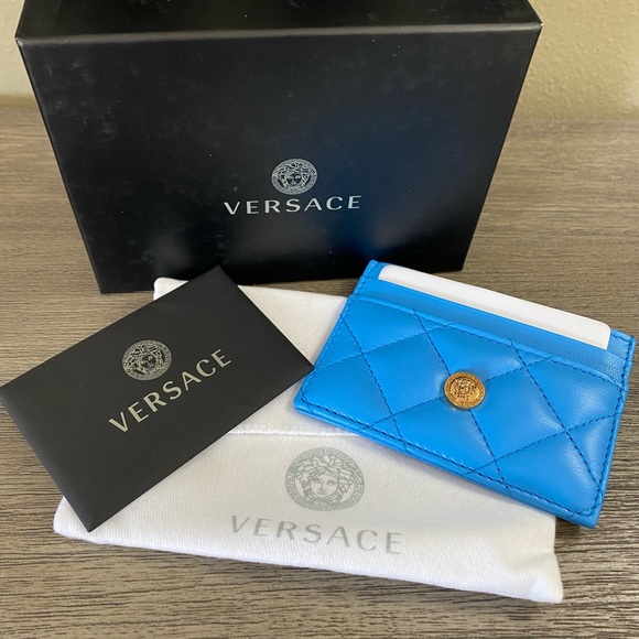 Versace | Bags | Versace Mini Medusa Card Case | Poshmark